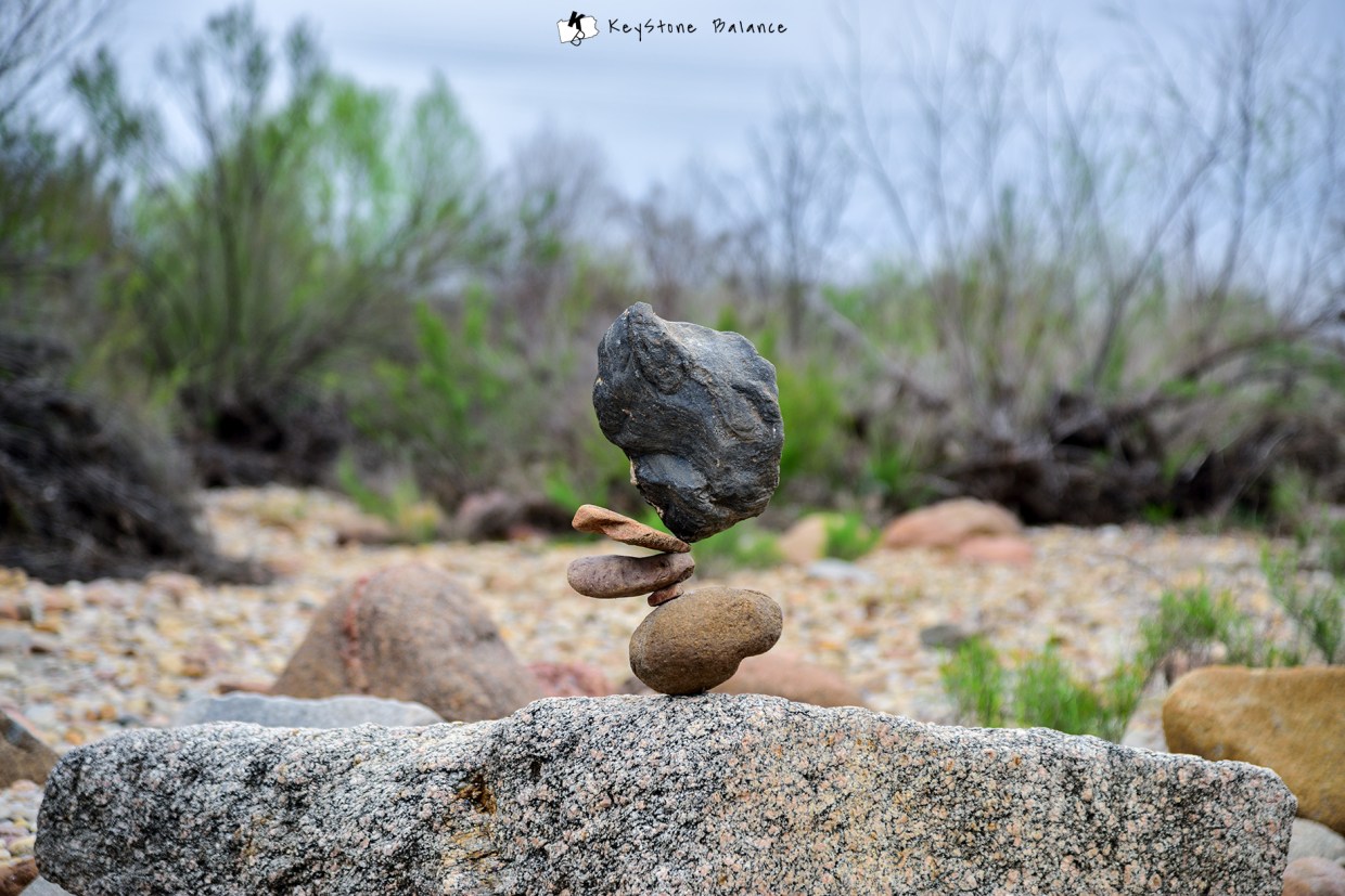 KeyStone Balance | Stone balancing by Tim Anderson