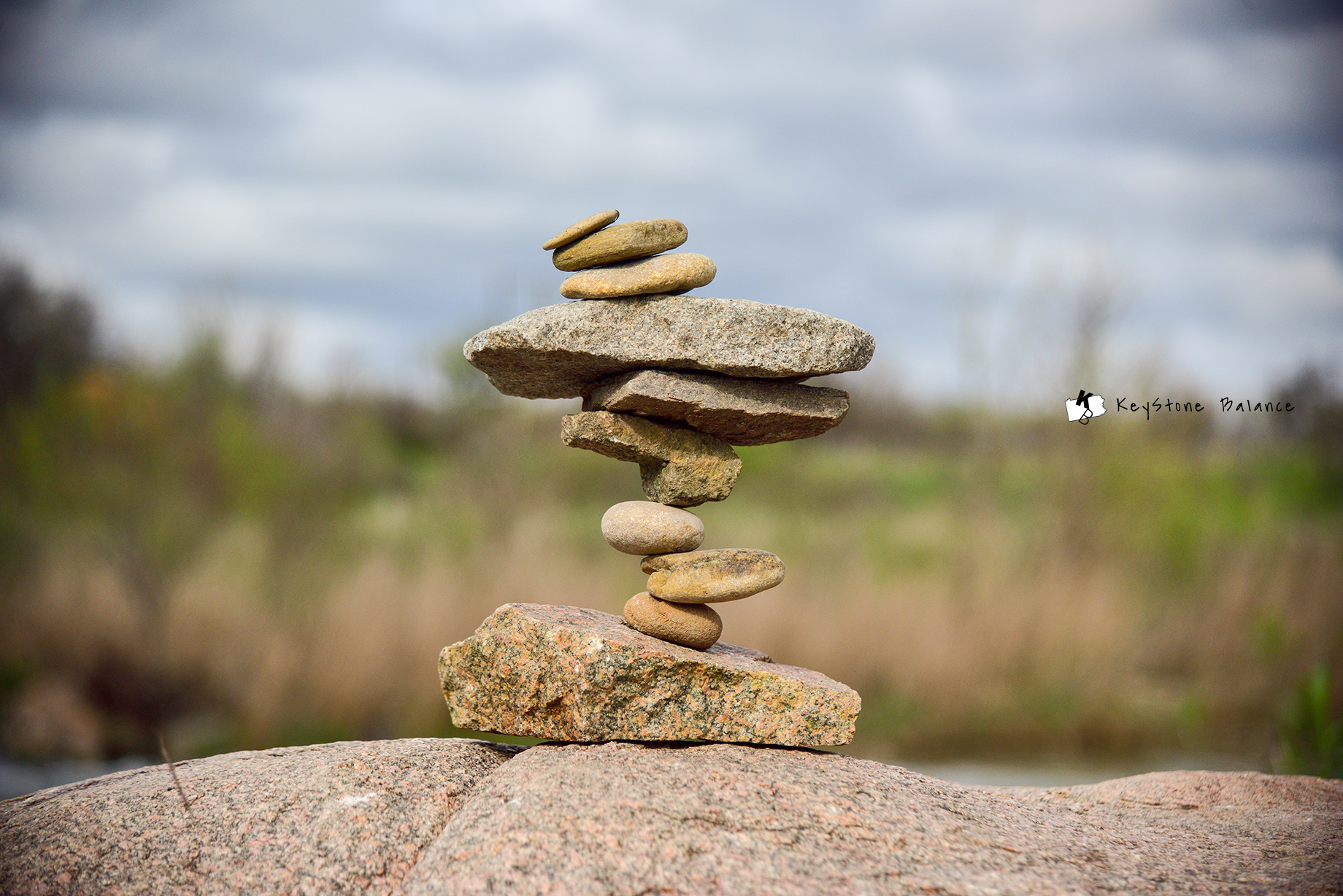 KeyStone Balance | Stone balancing by Tim Anderson