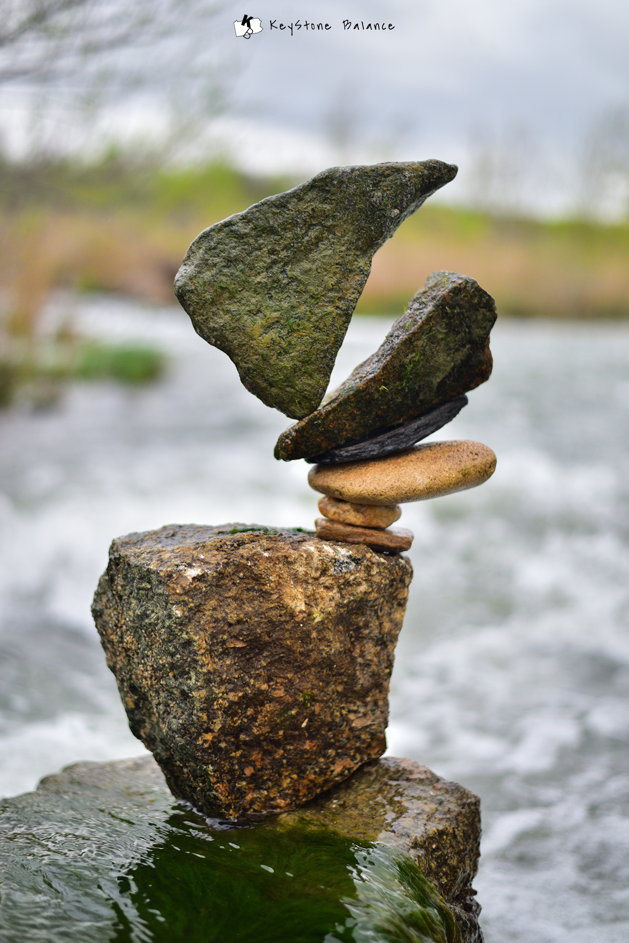 KeyStone Balance | Stone balancing by Tim Anderson