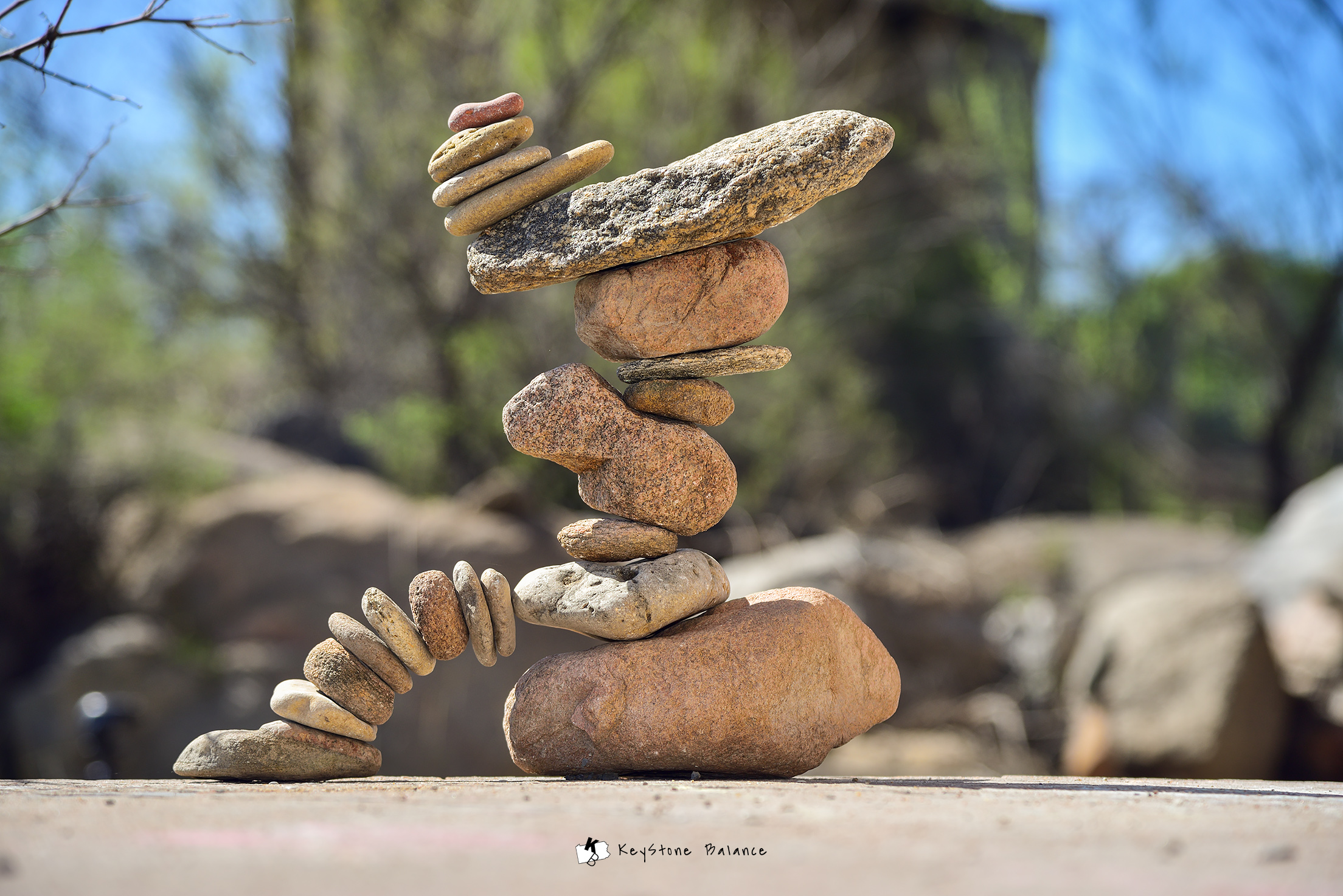 KeyStone Balance | Stone balancing by Tim Anderson