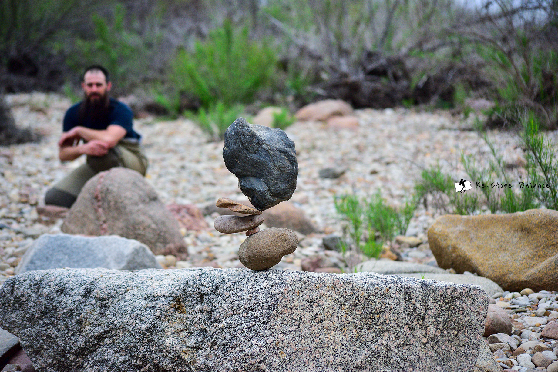 KeyStone Balance | Stone balancing by Tim Anderson